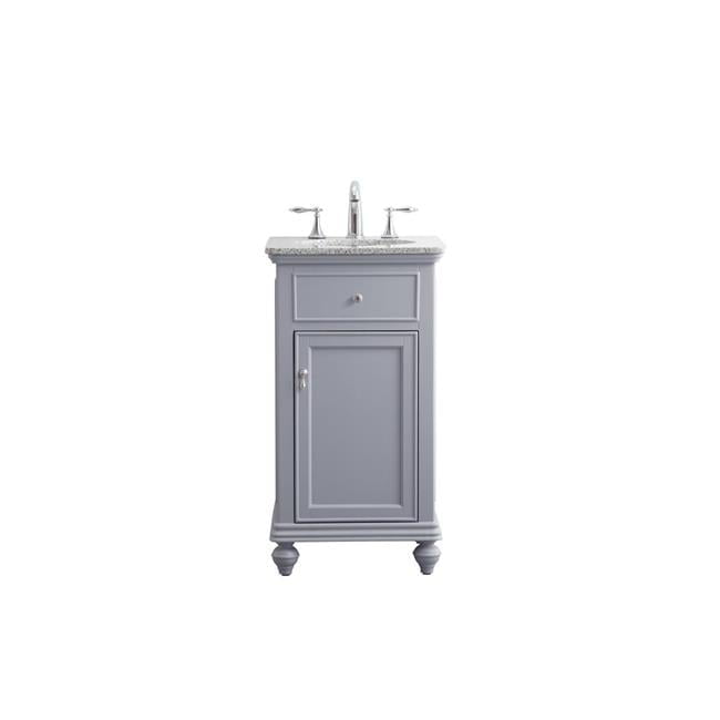 19 in. Otto Single Bathroom Vanity Set - Light Grey - Walmart.com