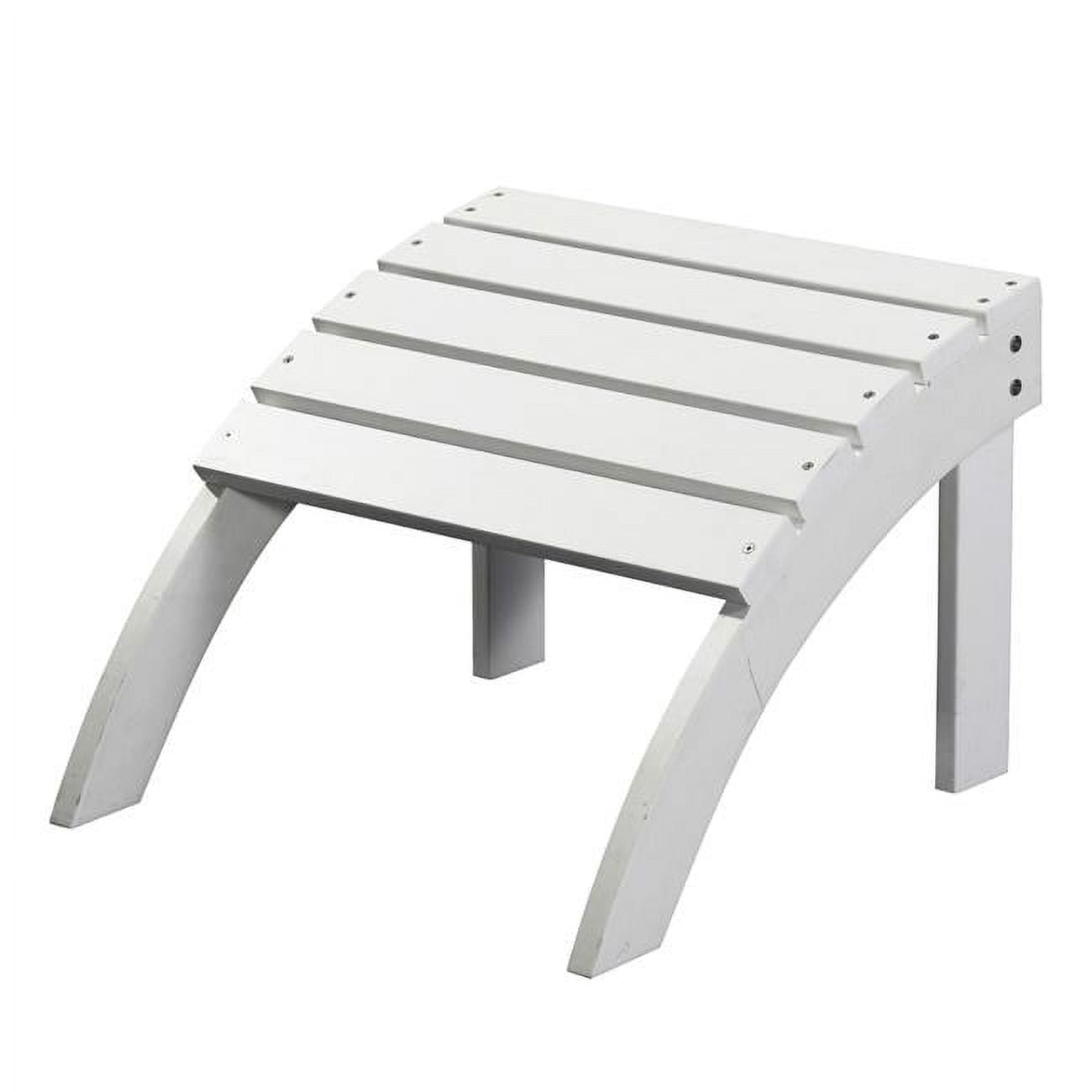 19 in. White Indoor & Outdoor Footstool Ottoman - Walmart.com