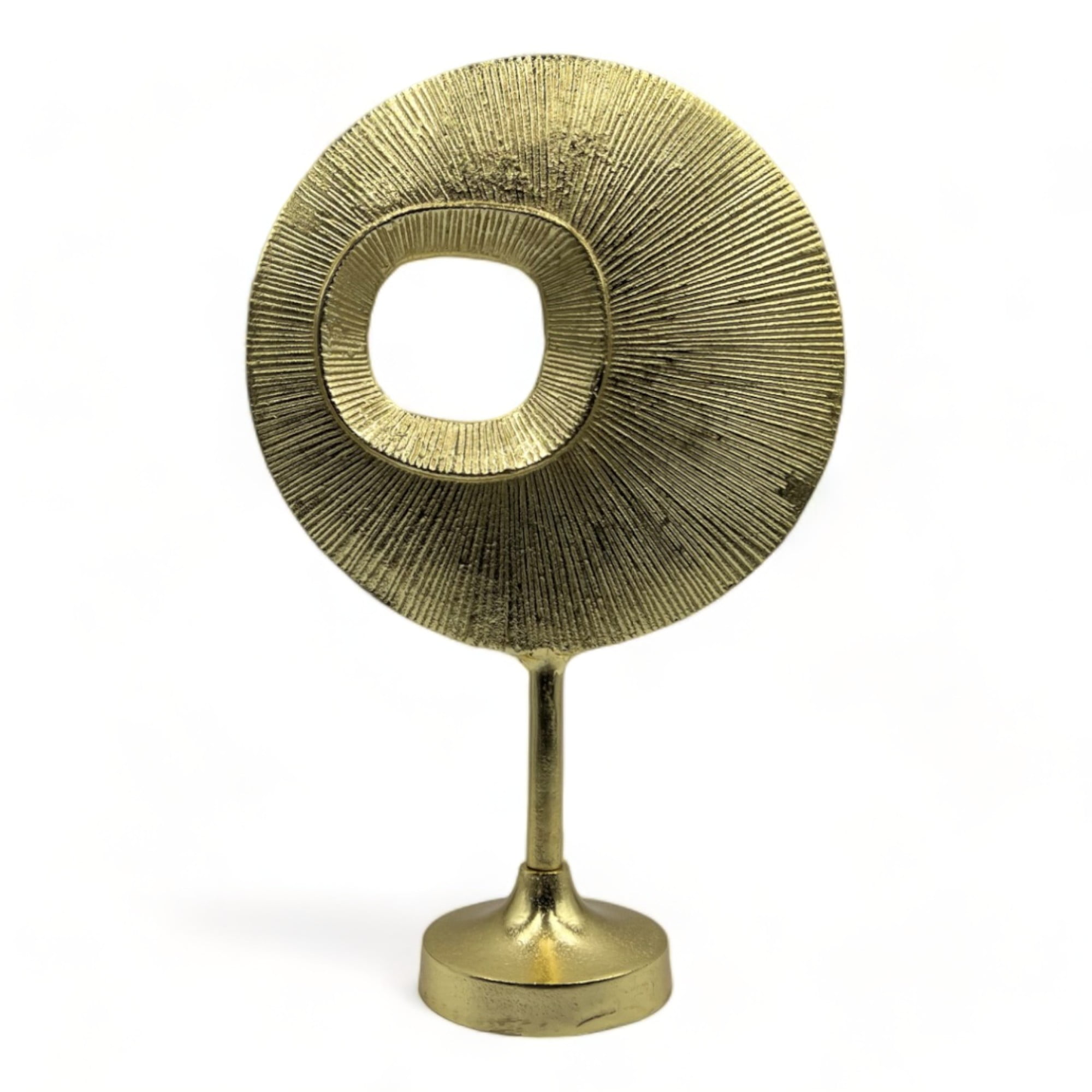19 inch Gold/Black Decorative Metal Eyeball Sculpture by 90210 Kitchen ...