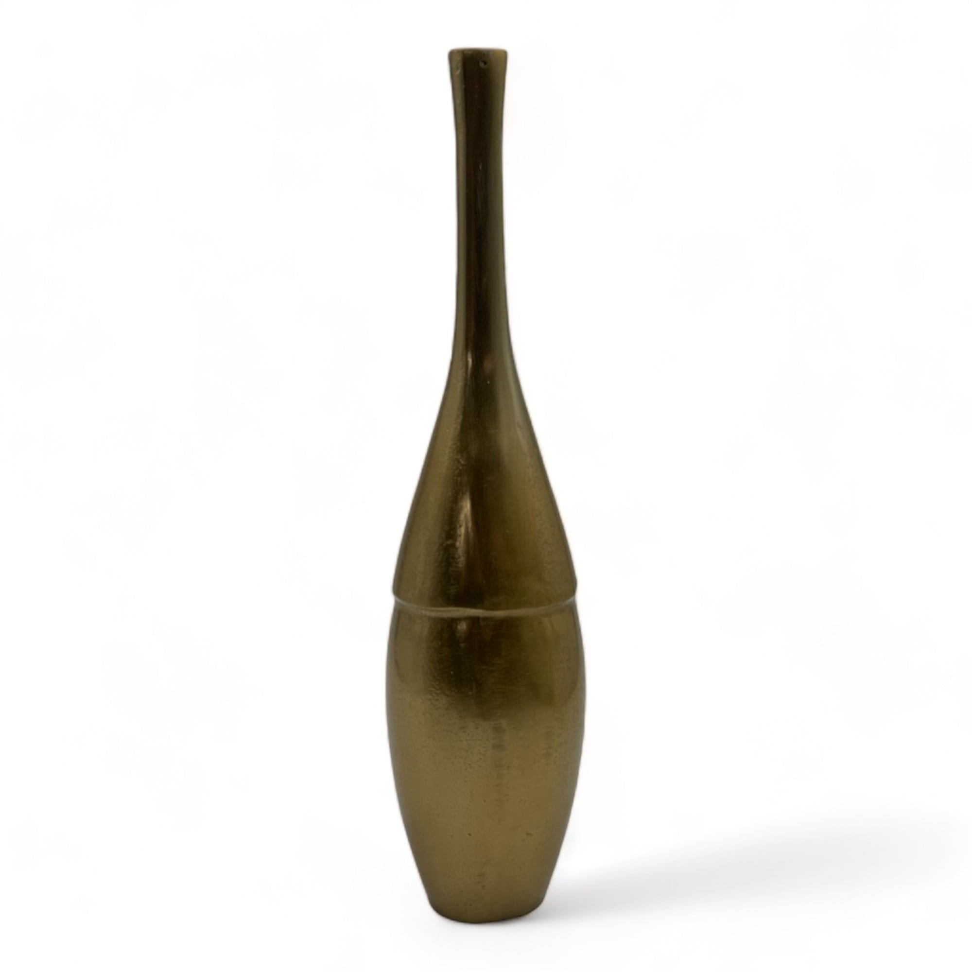 19 inch Gold Decorative Metal Flower Vase by 90210 Kitchen and Bath ...