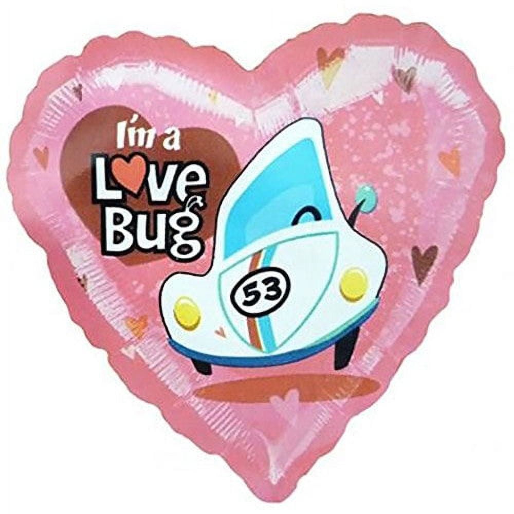 19 inch Herbie The Love Bug Fully Loaded Foil Mylar Balloon - Party ...