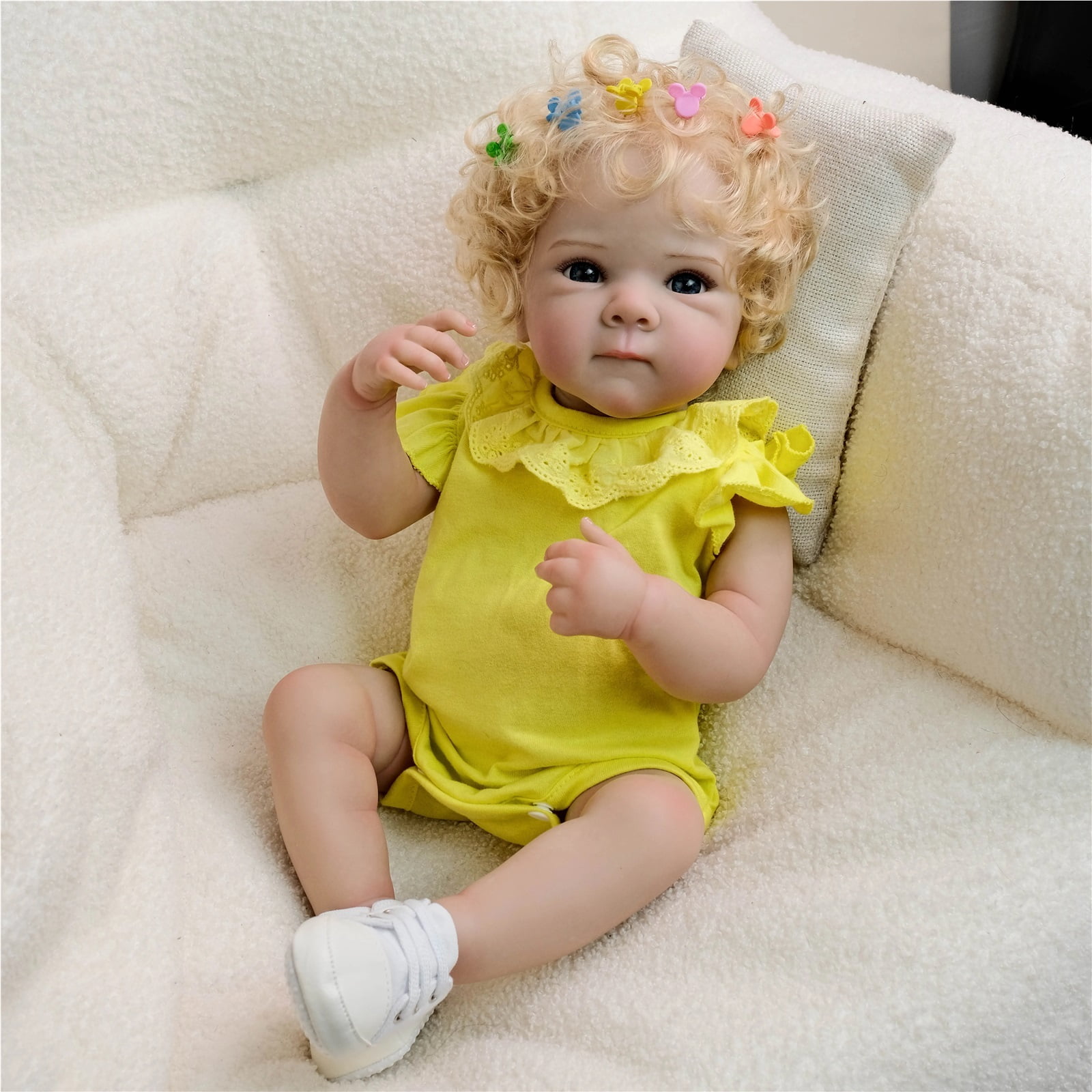 19-inch Newborn Lifelike Reborn Baby Doll Bettie Cuddly Full Body ...
