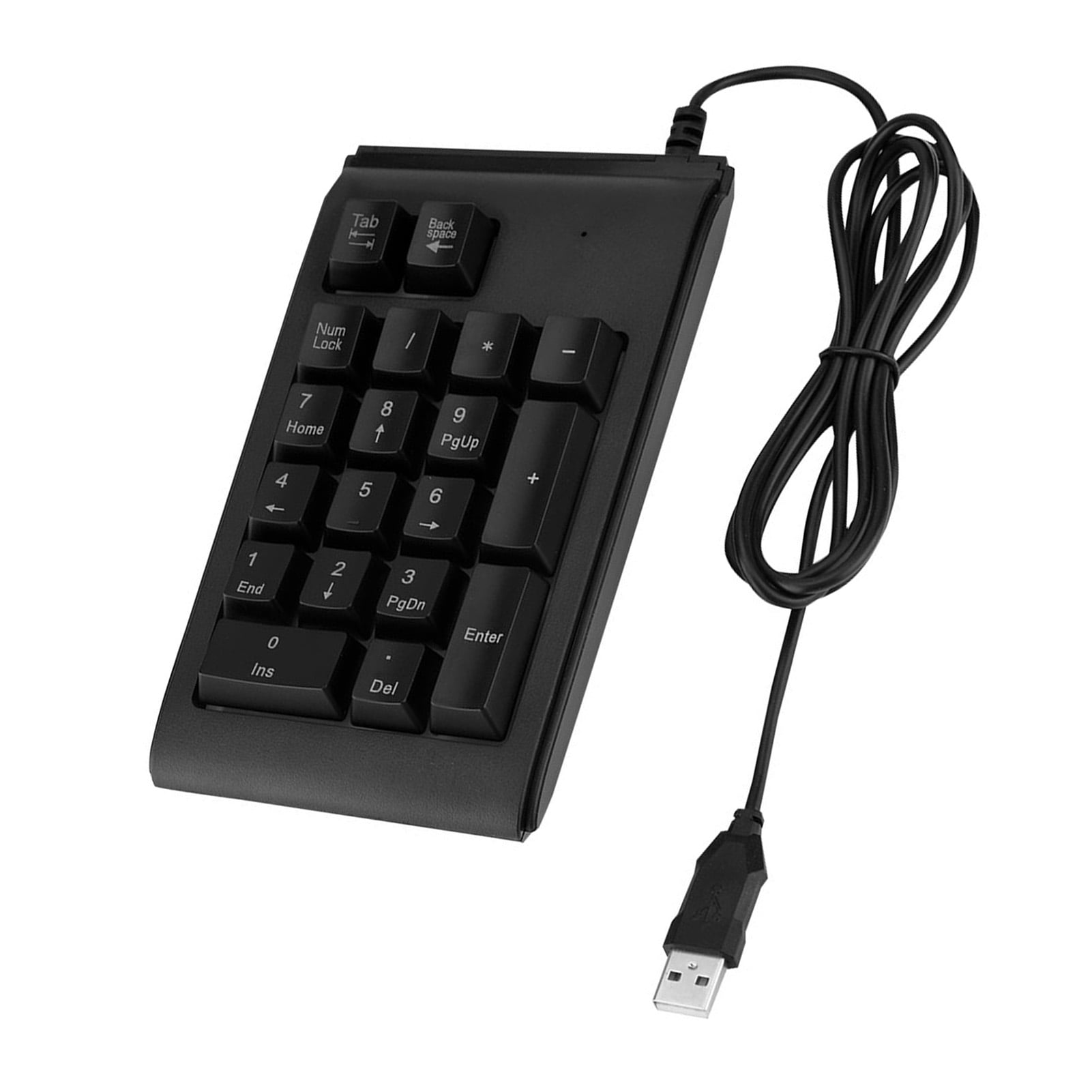 19-key 3-Color USB Numeric Keypad Mechanical Touch Feeling 10 Million ...