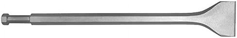 19" long by 3" wide chisel 7/8" hex steel 805/905 te-s style shank/use ...