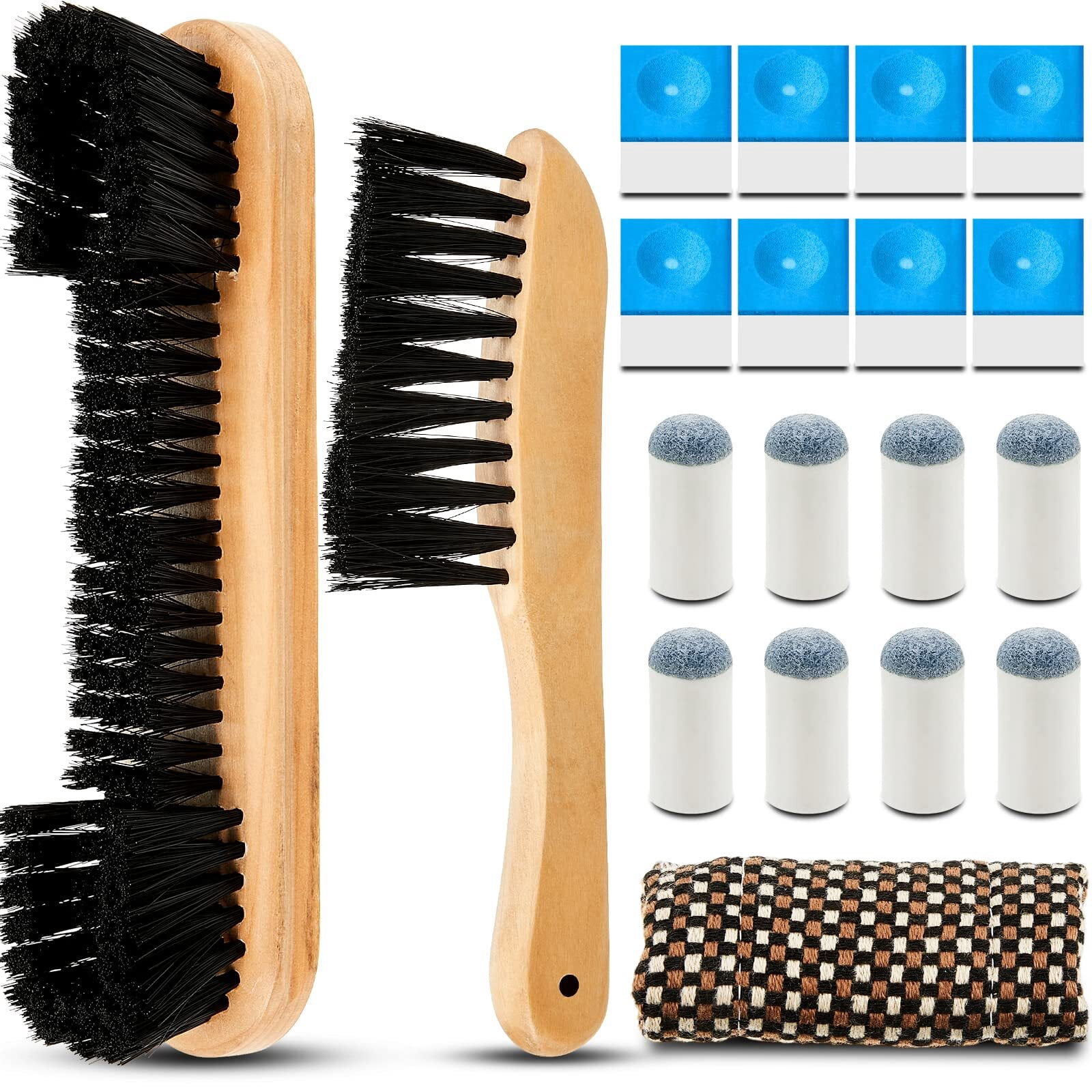 19 pieces Billiard Brush Rail Cleaning Brushes Billiard Pool Table ...