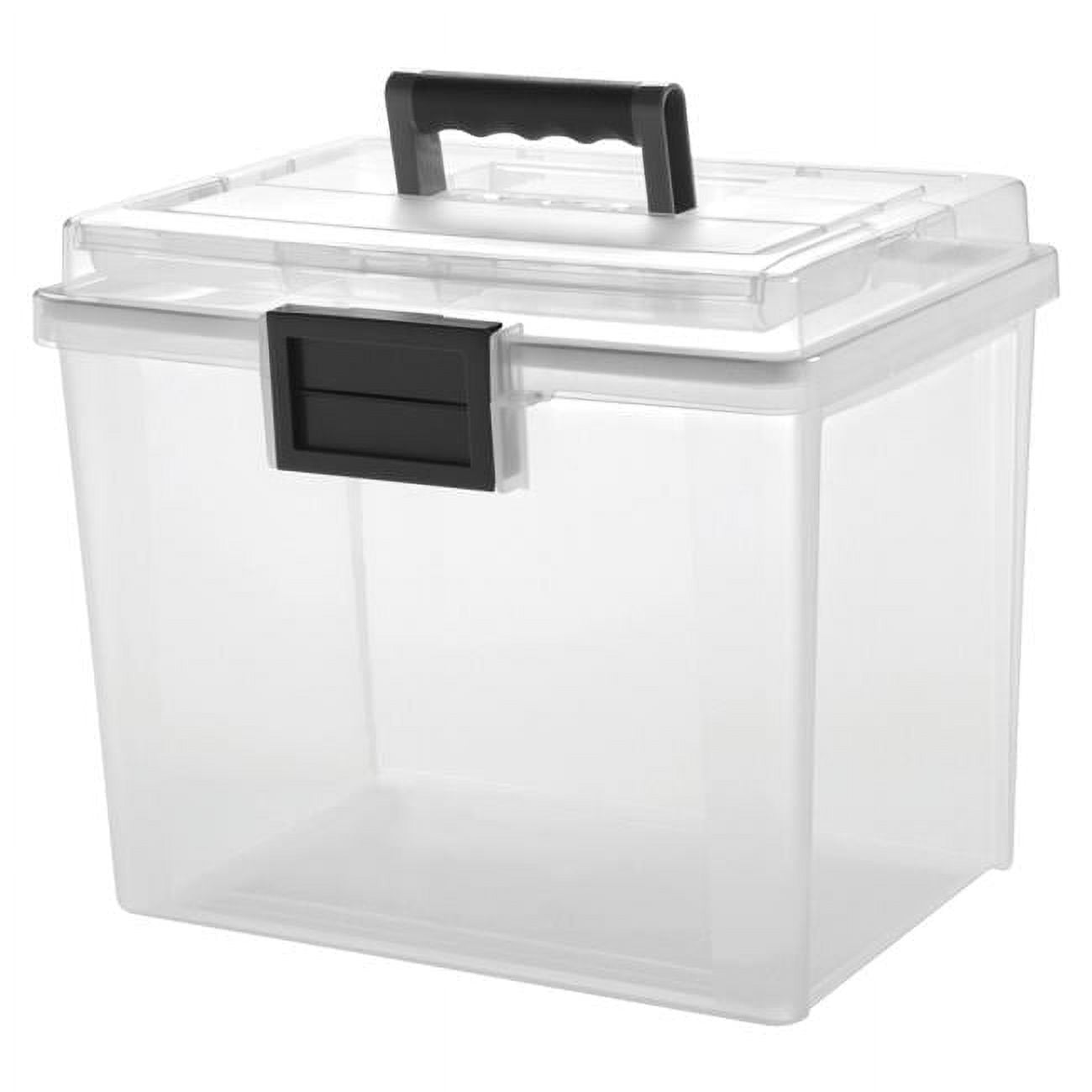 19 qt Ultimate Airtight Handy File Box, Clear - Walmart.com