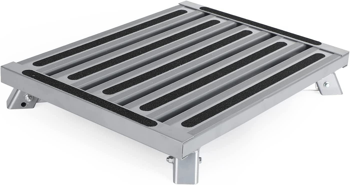 19" x 12" RV Steps RV Step Stool Folding Aluminum Platform RV Step ...