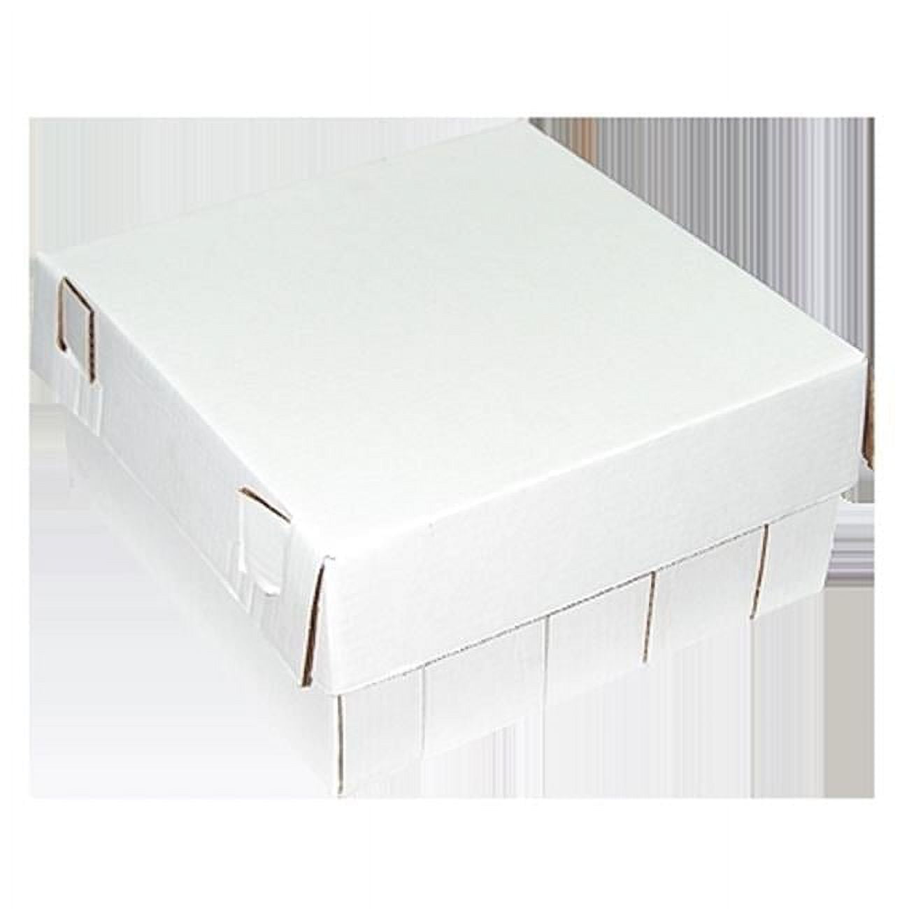 19 x 14 x 5 2-Piece White Top Cake Box Corrugated, Case of 25 - Walmart.com