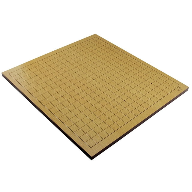 19 x 19 Inch Grids Go Game Premium Beech Wood Veneer Go Table Board ...
