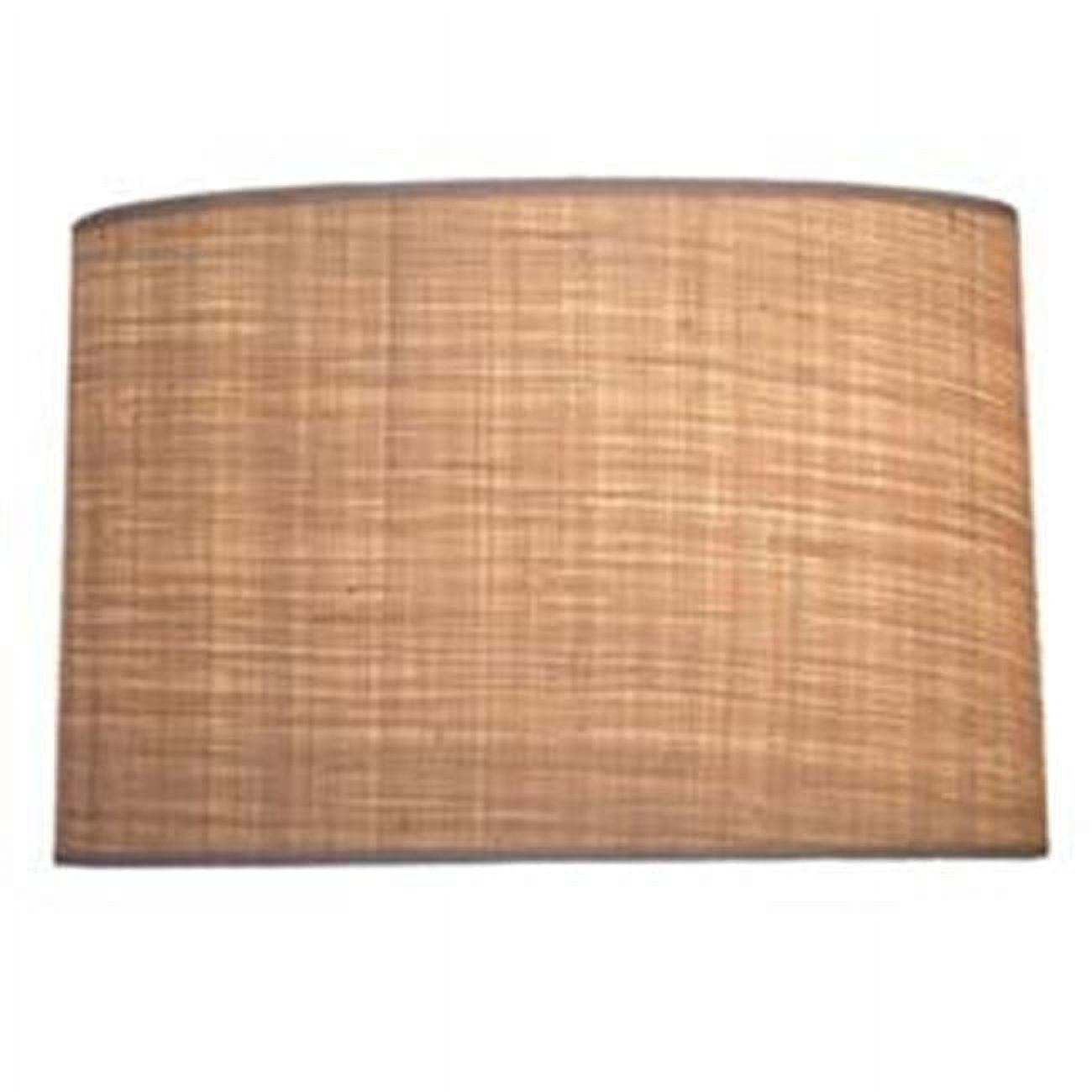 19 x 19 x 12 in. Hardback Drum Lamp Shade, Natural Raffia - Walmart.com
