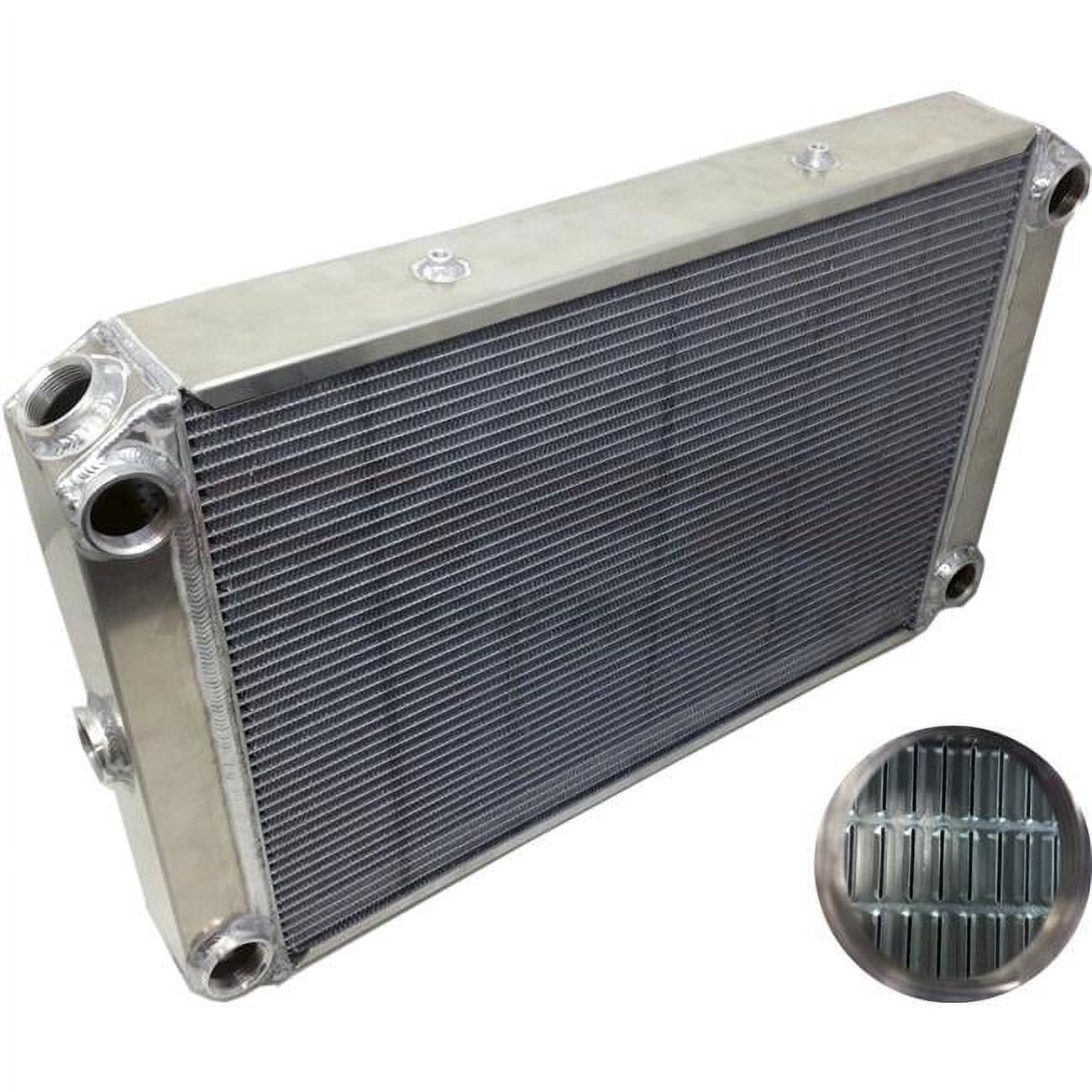 19 x 22 in. Aluminum Evolution Modular Cooling X3 Modular Radiator 3 ...