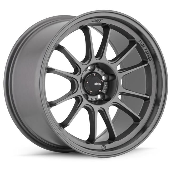 19 x 9.5 in. 5 x 120 mm Bolt Pattern 35 mm Offset Wheel, Matte Grey ...