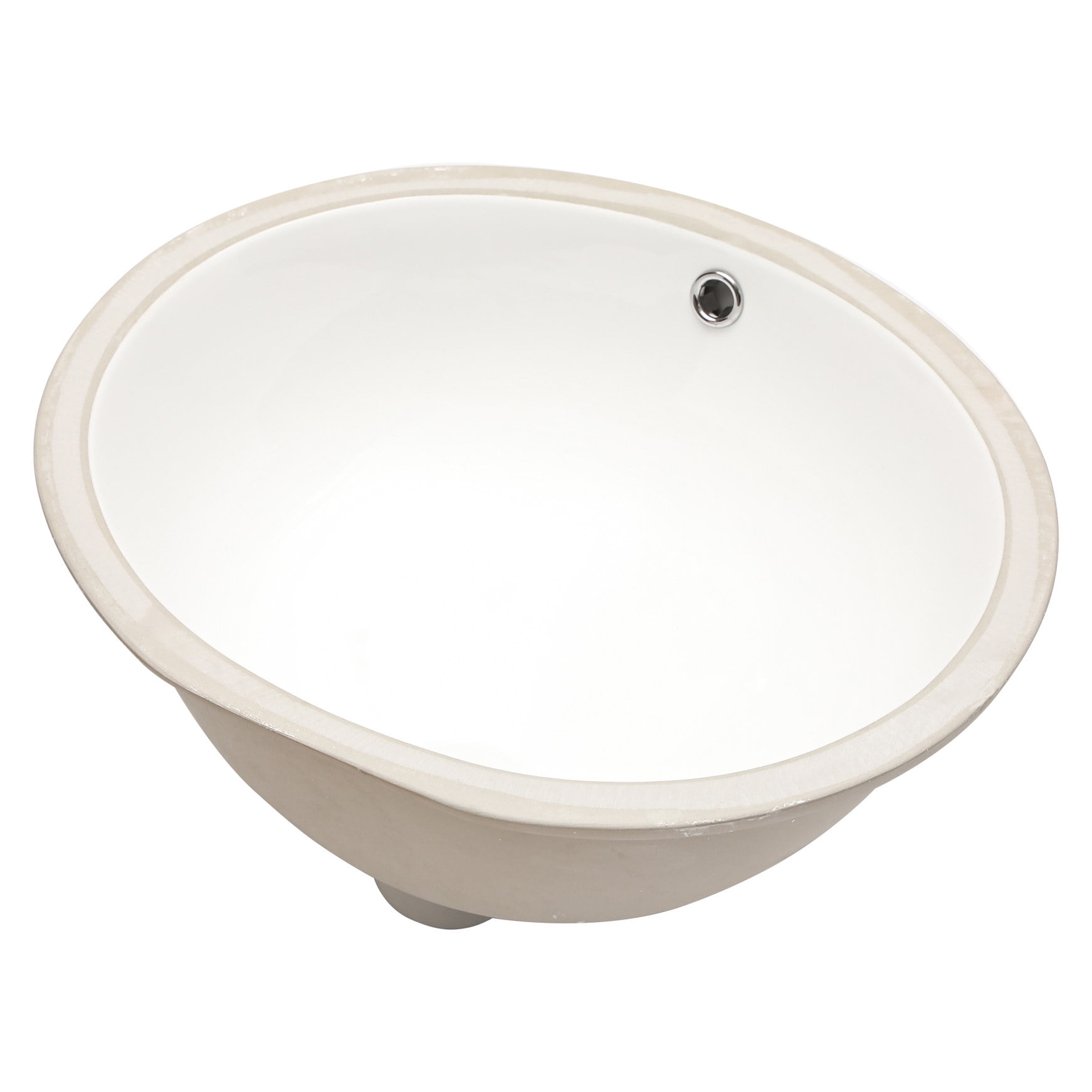 19"x16" White Ceramic Lavatory Sink, Overflow Design - Prevents Water ...