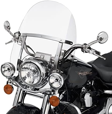 19''x17" Motorcycle Front Windshield For Kawasaki VN500 750 800 900 ...