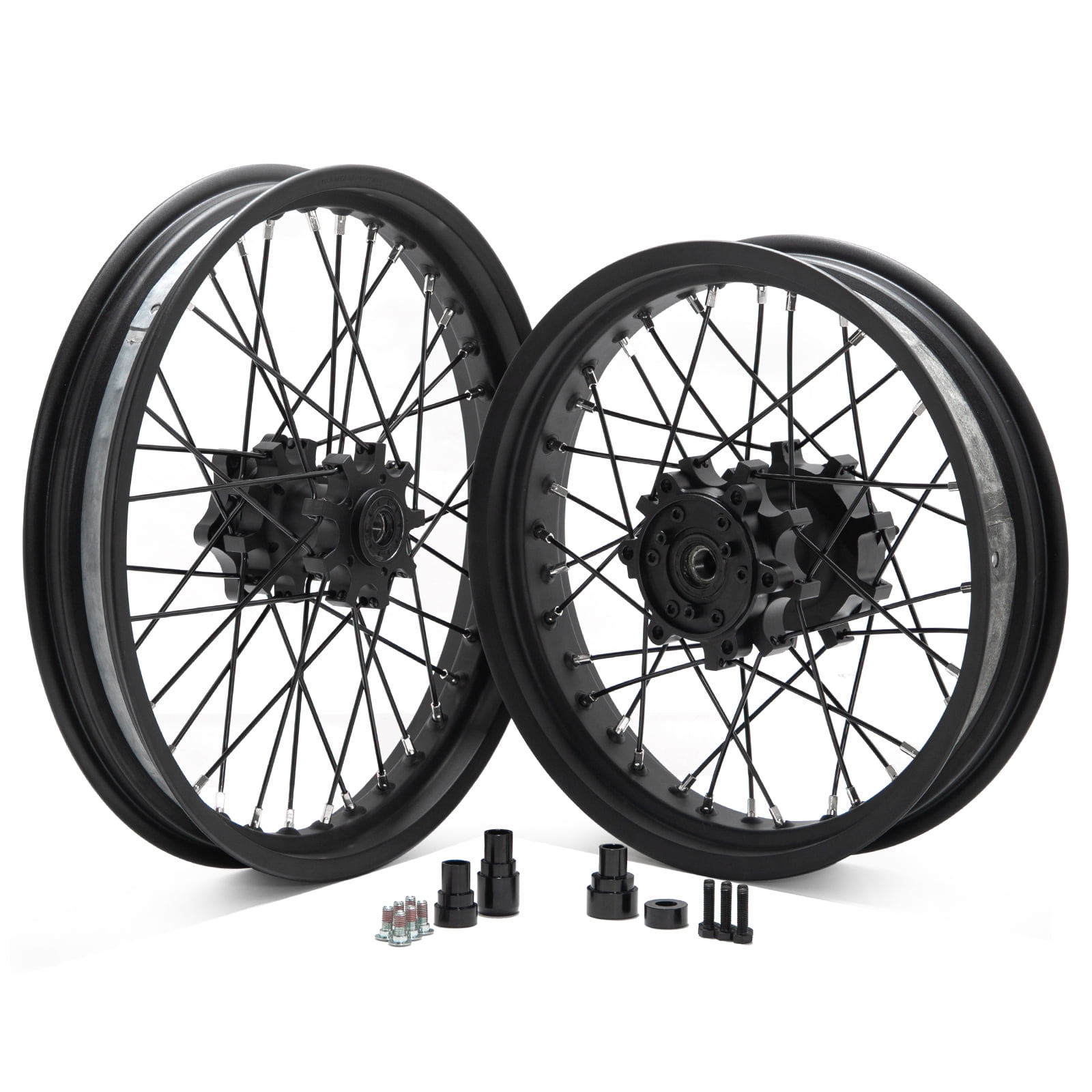 390 ADV Adventure 19"x2.5" Front & 17"x3.5" Rear Aluminum Wheels Rims ...