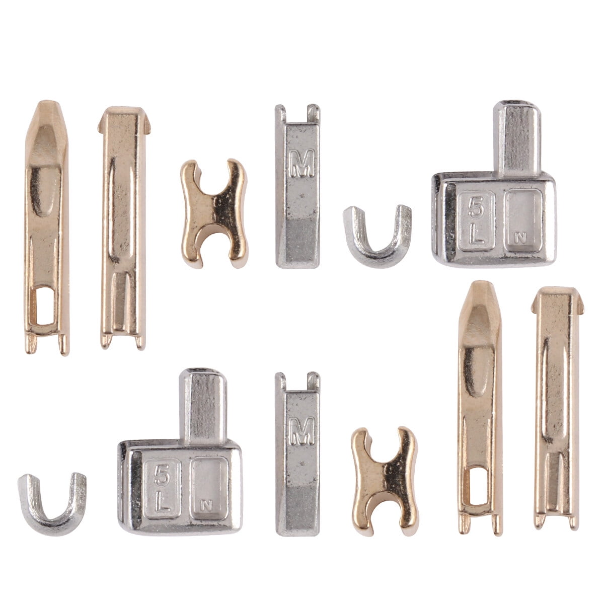 190 PCS Zipper Retainer Slacks Zipper Zippers for Jackets Zipper Head ...