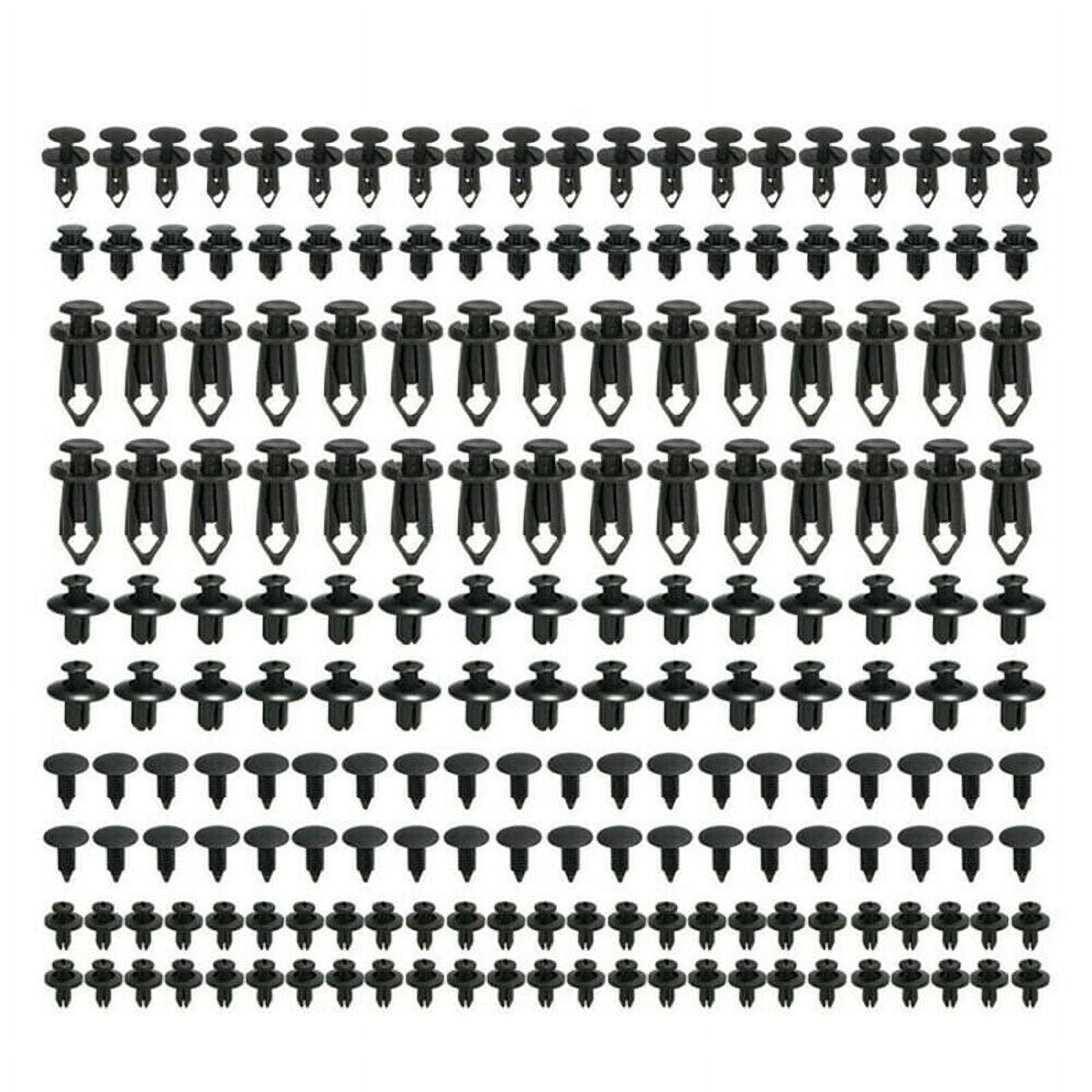 190 Pcs Car Push Pin Rivet Trim Clips Kit Auto Fastener Plastic ...