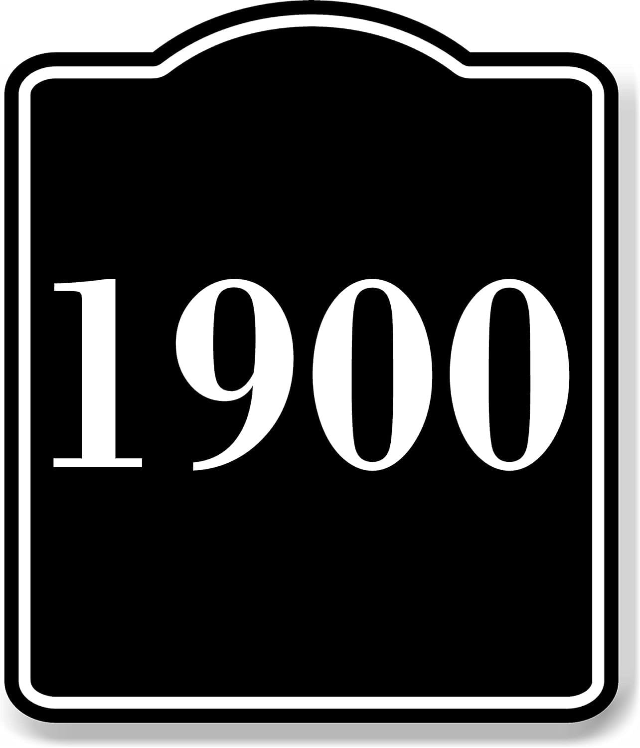 1900 Bay Garage Door Plate Field Lane Gate BLACK Aluminum Composite ...
