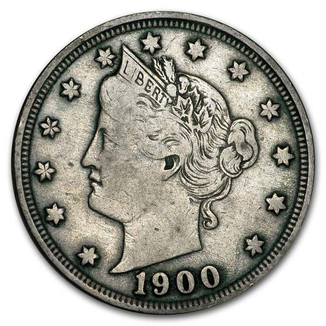 1900 Liberty Head V Nickel Fine - Walmart.com
