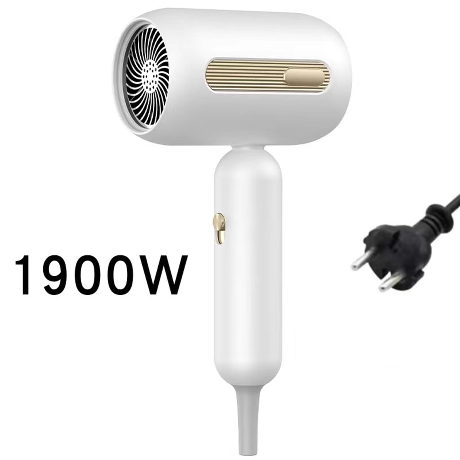 1900 W Hair Dryer Small Travel Hair Dryer With Hot/Cold Button, 3 ...