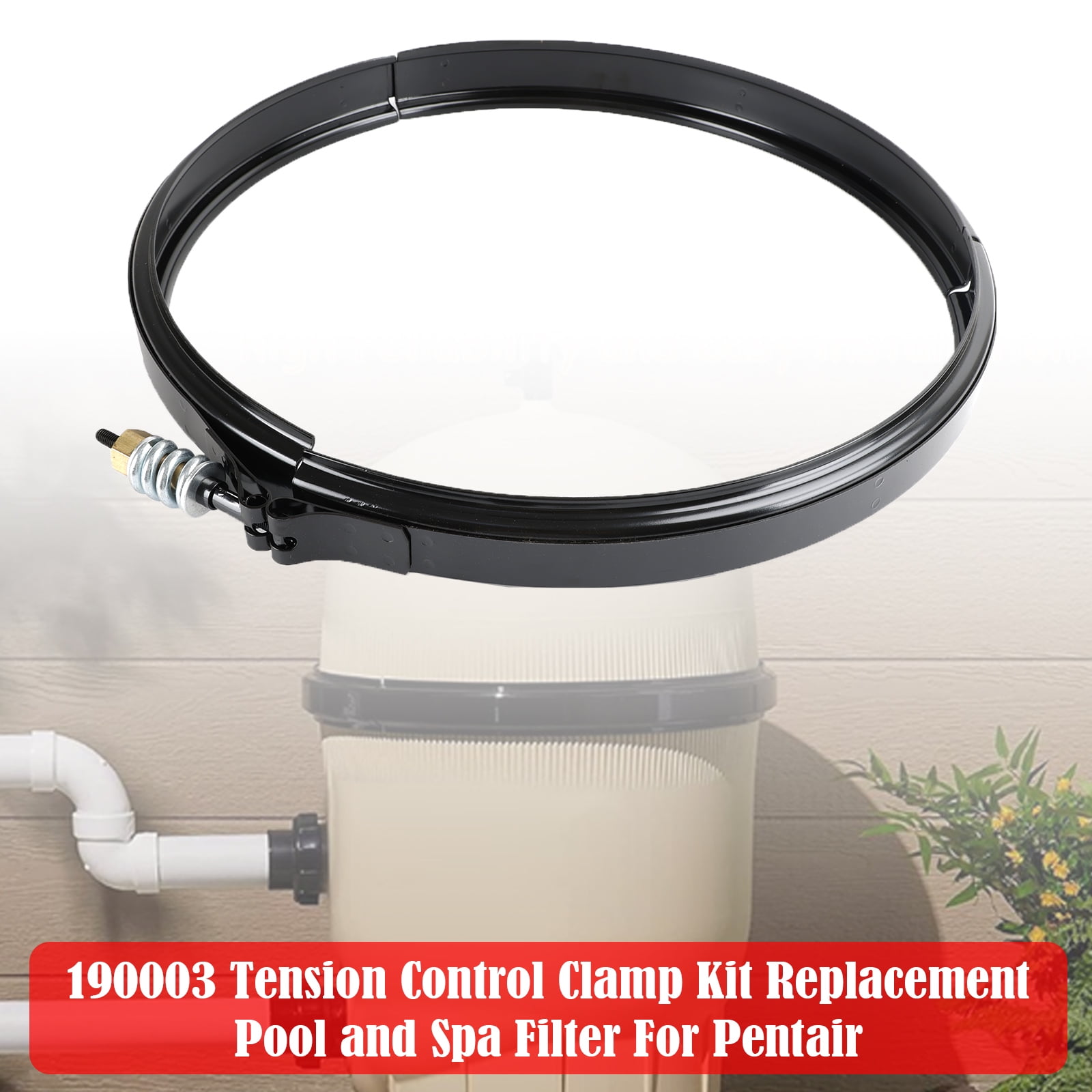 190003 Tension Control Clamp Kit Replacement Pool and Spa Filter For ...