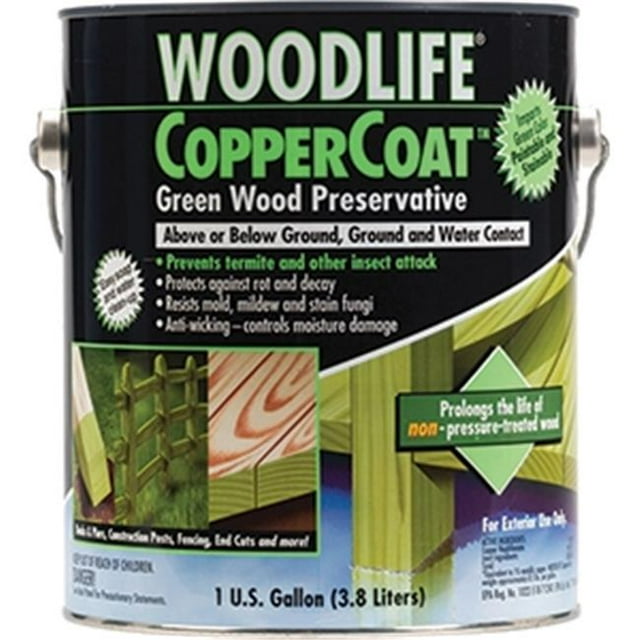 1901 1 Gallon Woodlife Coppercoat Green Wood Preservative Less Than 350 ...