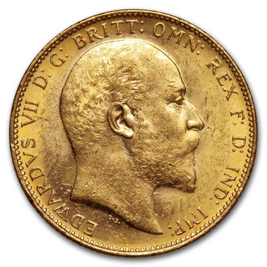 1902-1910 Australia Gold Sovereign Edward VII BU - Walmart.com