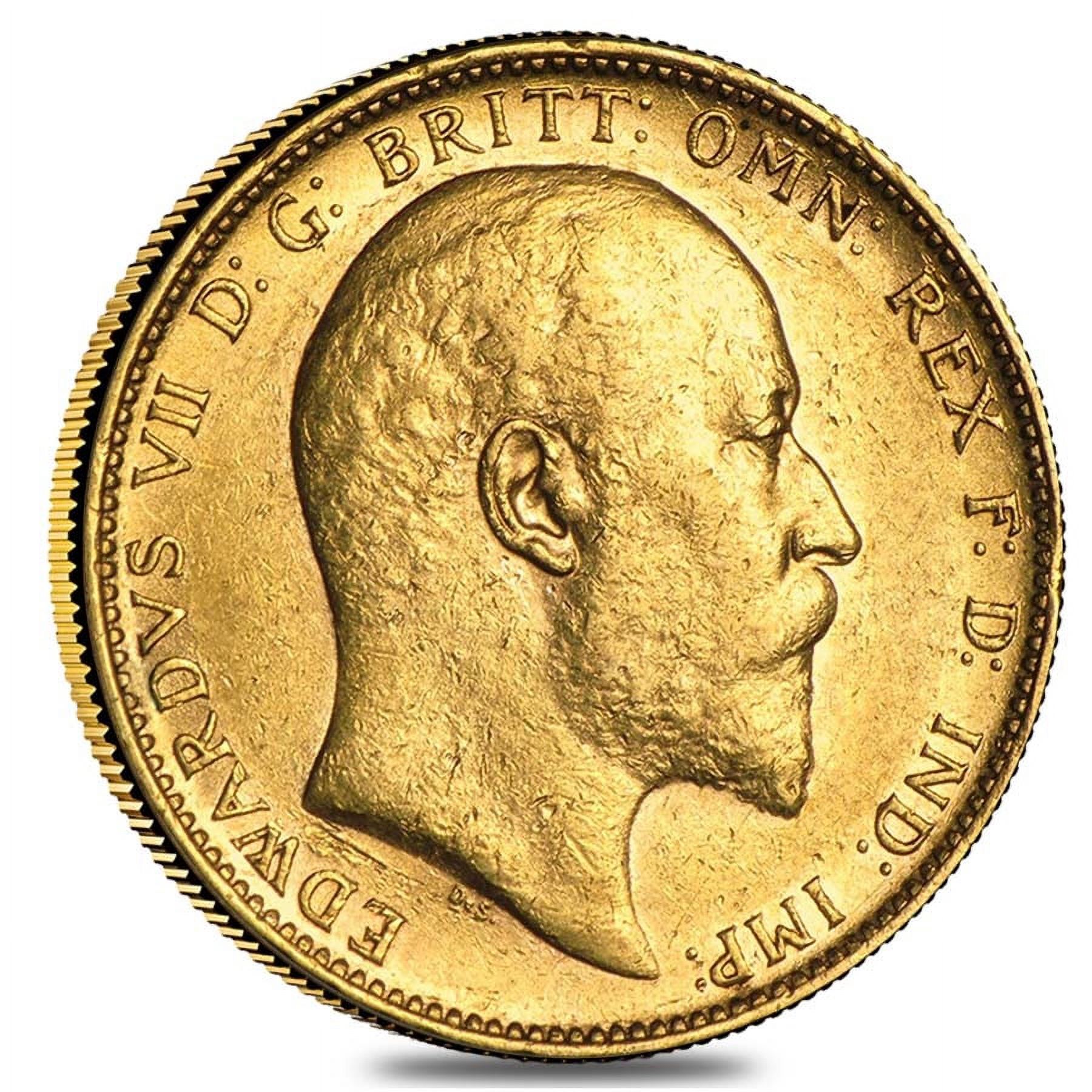 1902-1910-P Australia Gold Sovereign Edward VII Avg Circ - Walmart.com