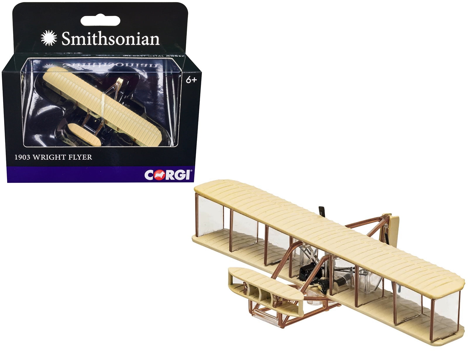 1903 Wright Flyer Aircraft with Pilot Figure "Smithsonian" Series ...