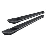 19030366BT 5 ft. Black Aluminum Tread Steps - Rocker Panel Mount - Slip ...