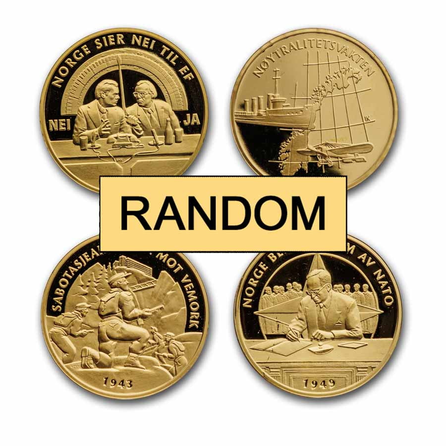 1905-2005 Norway 1/2 oz Gold Medal (Random Date/Motif) - Walmart.com