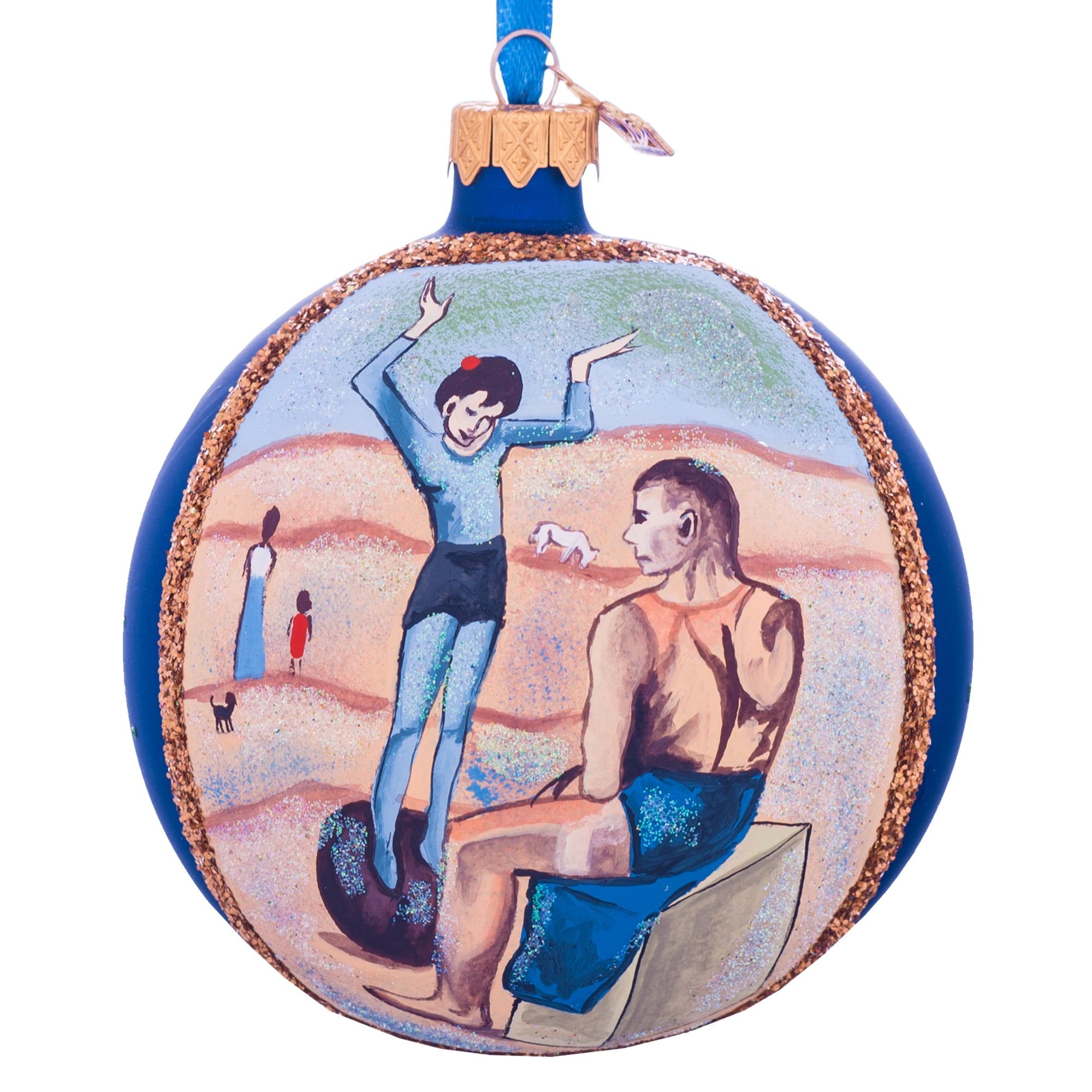 1905 "Girl on a Ball" by Pablo Picasso Glass Ball Christmas Ornament 4 ...