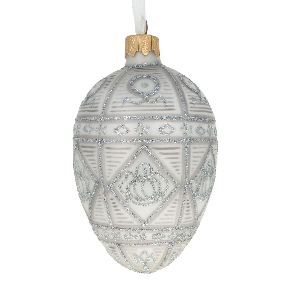 1909 Alexander III Commemorative Royal Egg Glass Ornament 4 Inches - Walmart.com