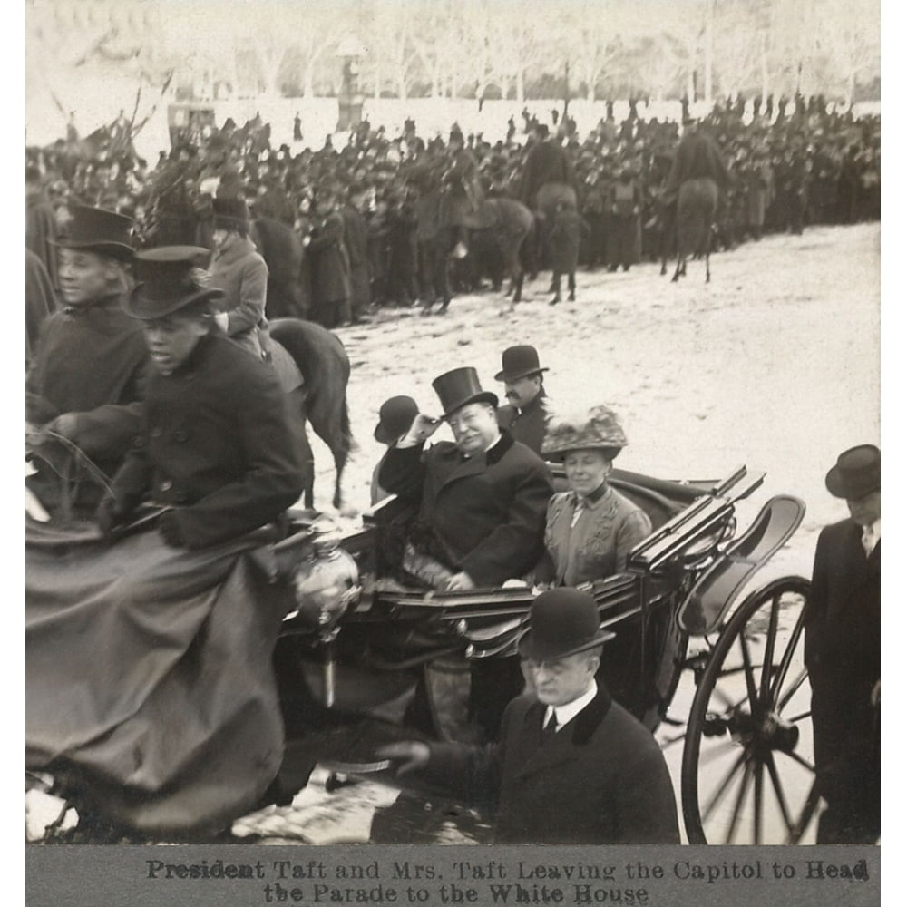 1909 Inauguration Of President William Howard Taft. President And Mrs ...