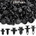 190Pcs Universal Car Body Fastener Clips, Plastic Rivets Panel Fender ...