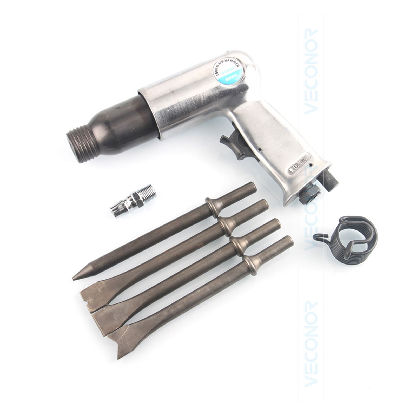 190mm Air Hammer Pneumatic Gun Tool Set Heavy Duty Shock Absorbing with ...