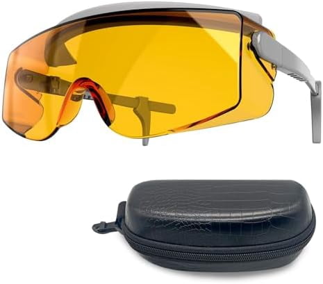 190nm-490nm OD6+ Laser Safety Glasses with Adjustable Frame, Full-Angle ...