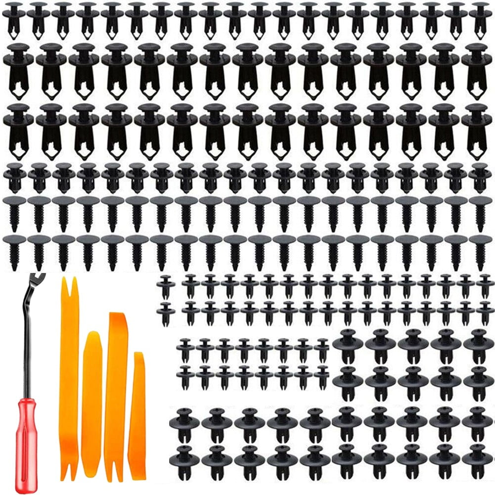 190pcs Car Bumper Door Push Pin Fastener Rivet Trim Panel Clips +5 ...