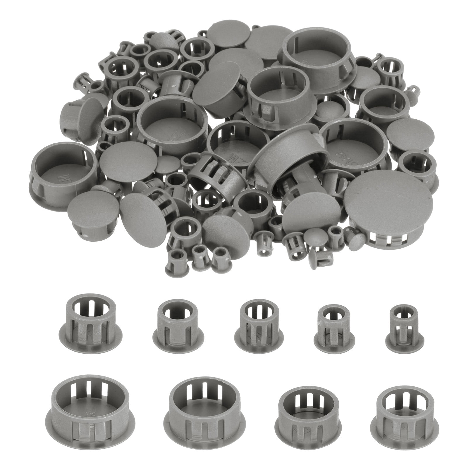 190pcs Nylon Plastic Hole Plugs, 9 Size Round Drill Screw Hole Plugs ...