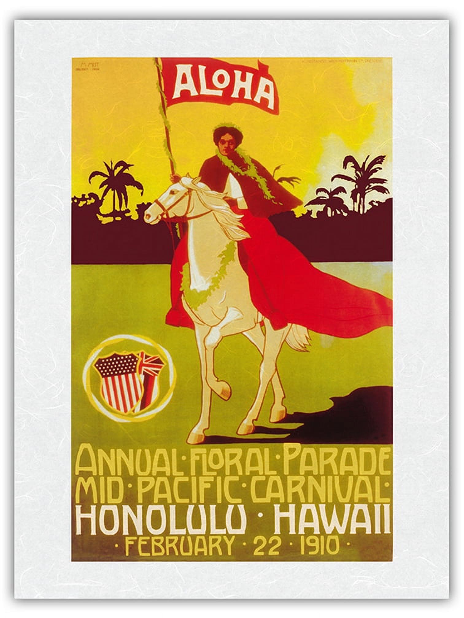 1910 Mid-Pacific Carnival - Annual Floral Parade - Honolulu Hawaii ...