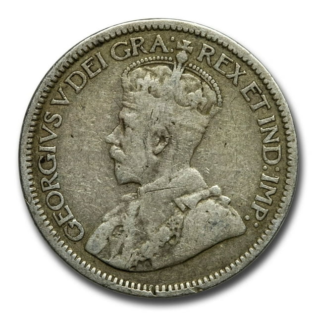 1911-1919 Canada Silver 10 Cents George V Avg Circ - Walmart.com