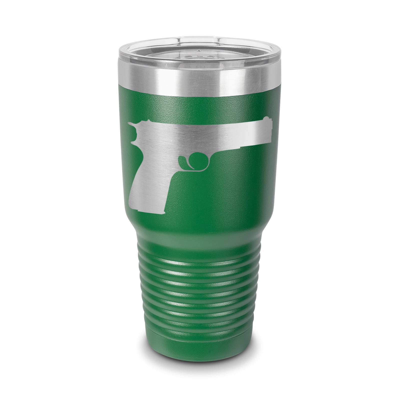 1911 Tumbler 30 oz - Laser Engraved w/ Clear Lid - Stainless Steel ...