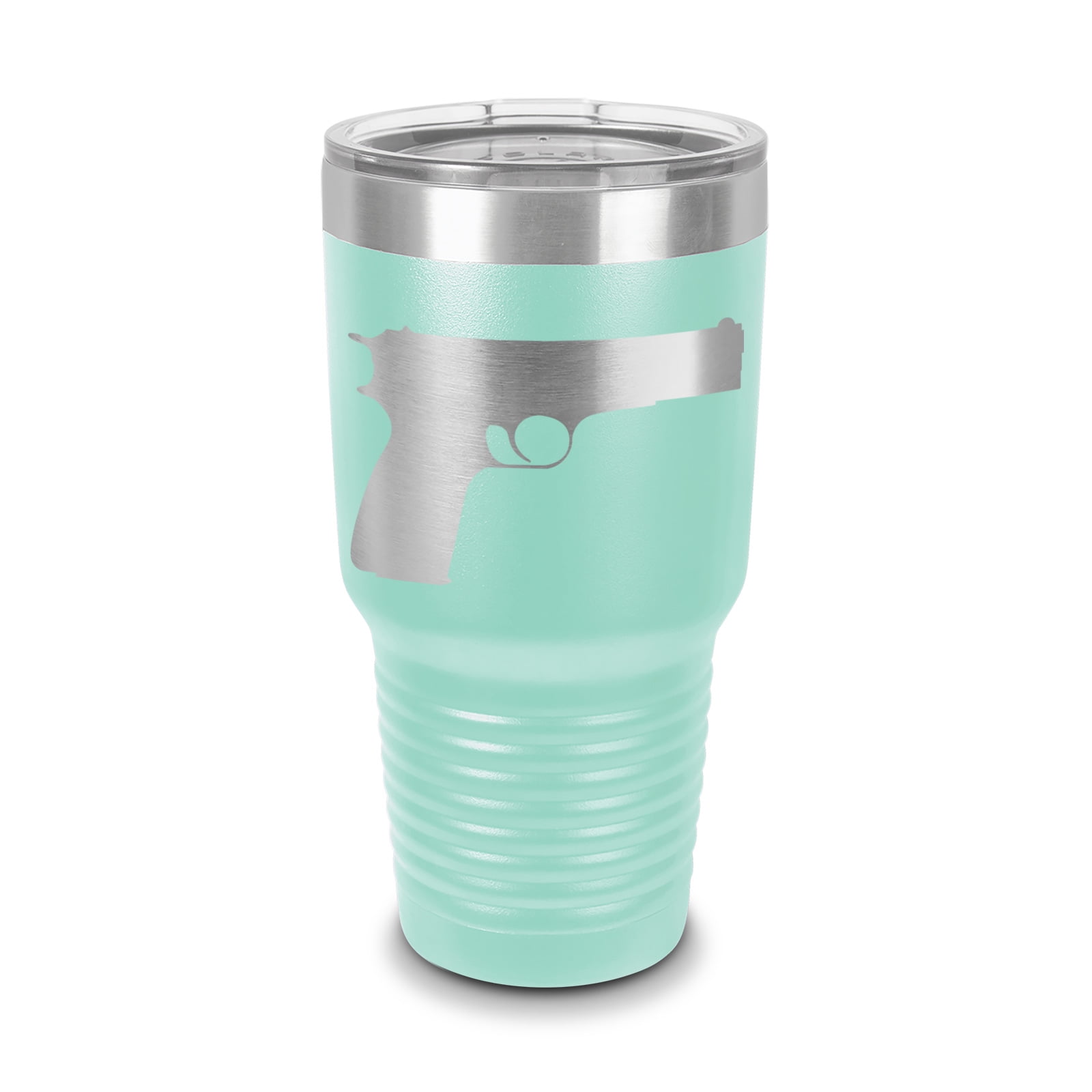 1911 Tumbler 30 oz - Laser Engraved w/ Clear Lid - Stainless Steel ...