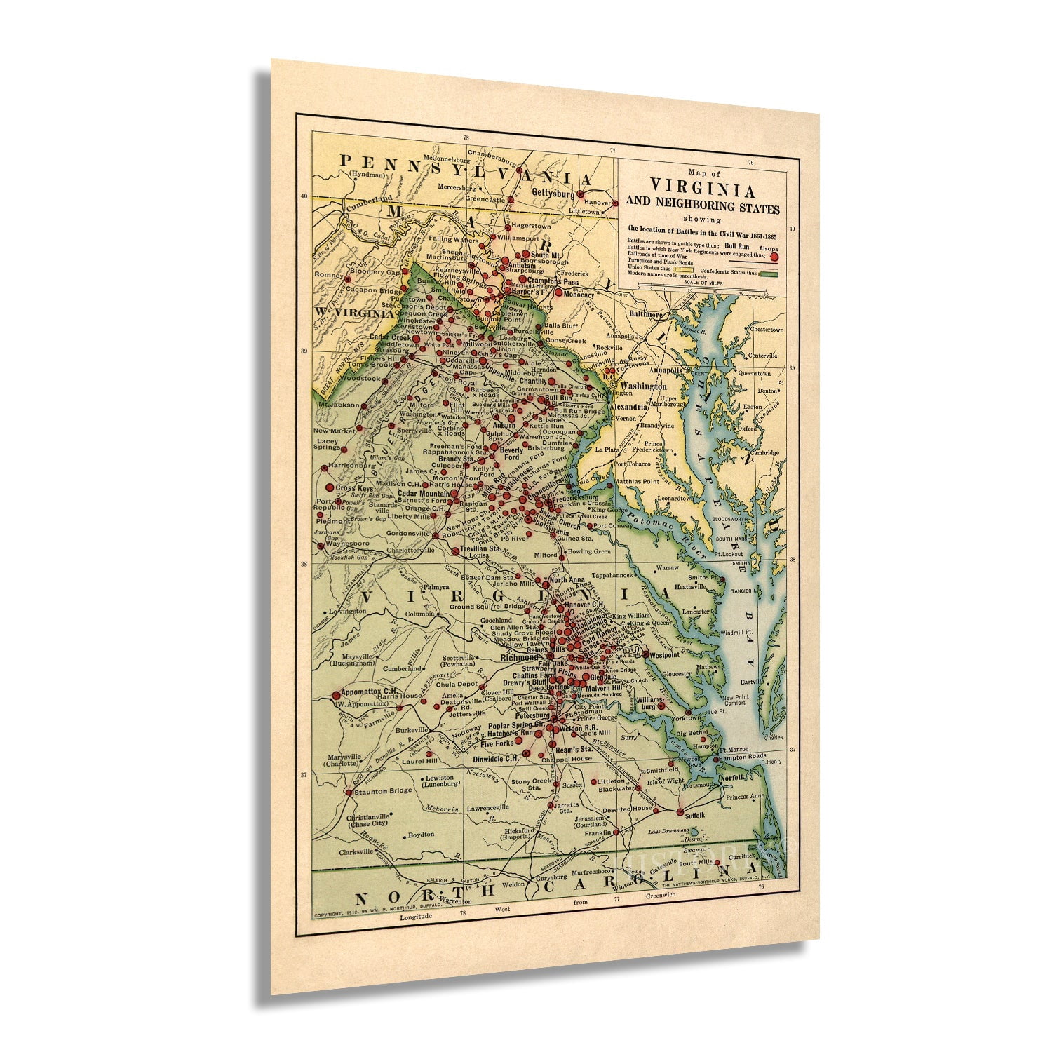 Civil War Battlefields West Virginia Map