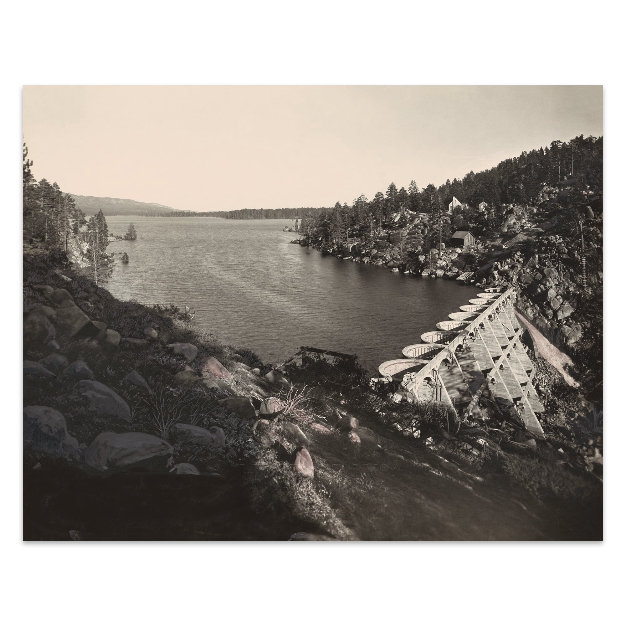 1912 Big Bear Lake Photo Print - 11x14 Inch Vintage Photo of Big Bear ...