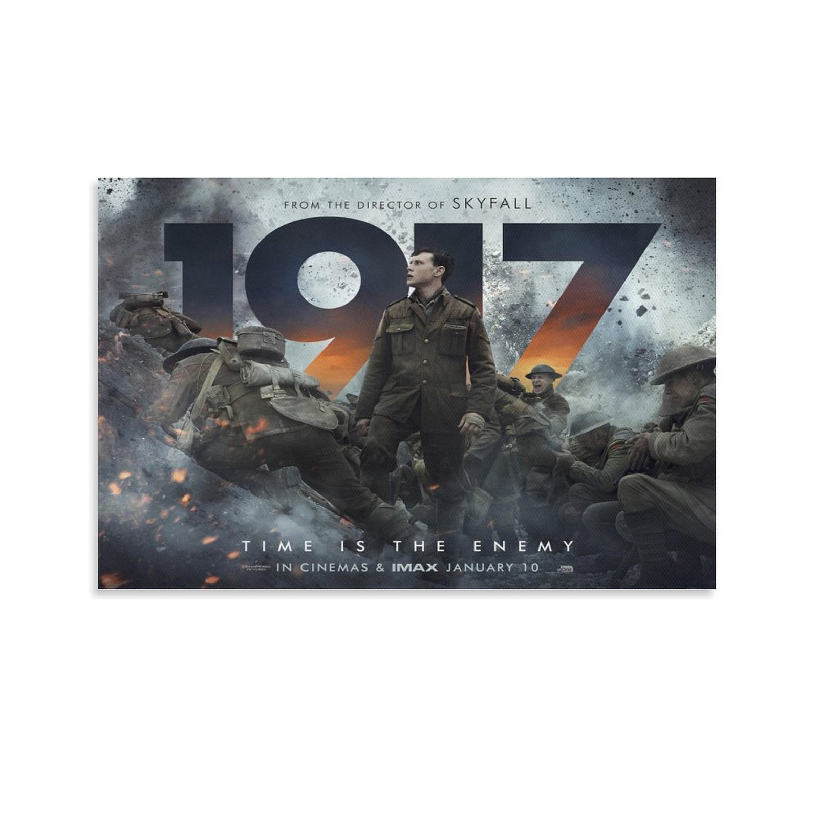 1917 Movie Poster (4) Gifts Canvas Painting Poster Wall Art Decorative ...