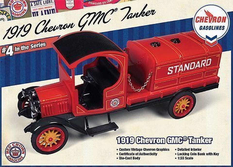 1919 Chevron GMC Tanker 1:33 Die Cast Vehicle - Walmart.com