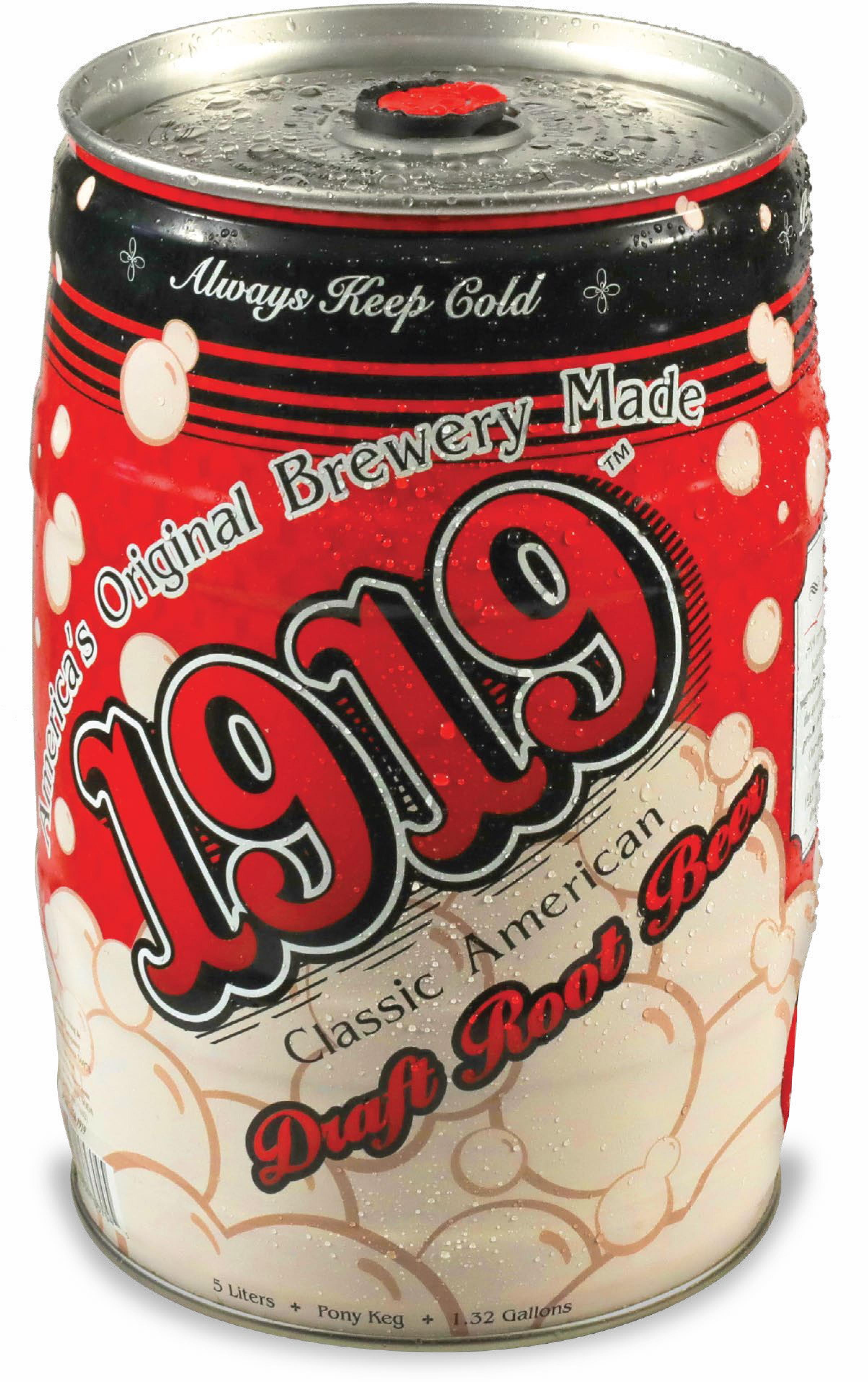 1919 Classic American Root Beer 5L Mini Keg - Walmart.com