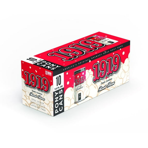 1919 Classic American Root Beer Mini Cans, 7.5 Fl Oz, 10 Pack - Walmart.com
