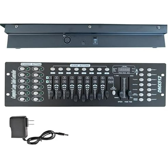 192 Channel DMX Controller, Stage Lighting Console DMX Light Controller ...